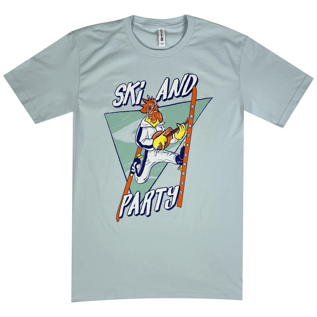 Pixie and the Partygrass Boys - Ski & Party Blue T-Shirt