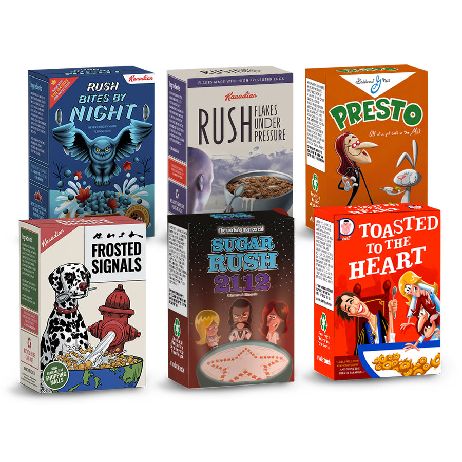 RUSH Cereal Box Bundle