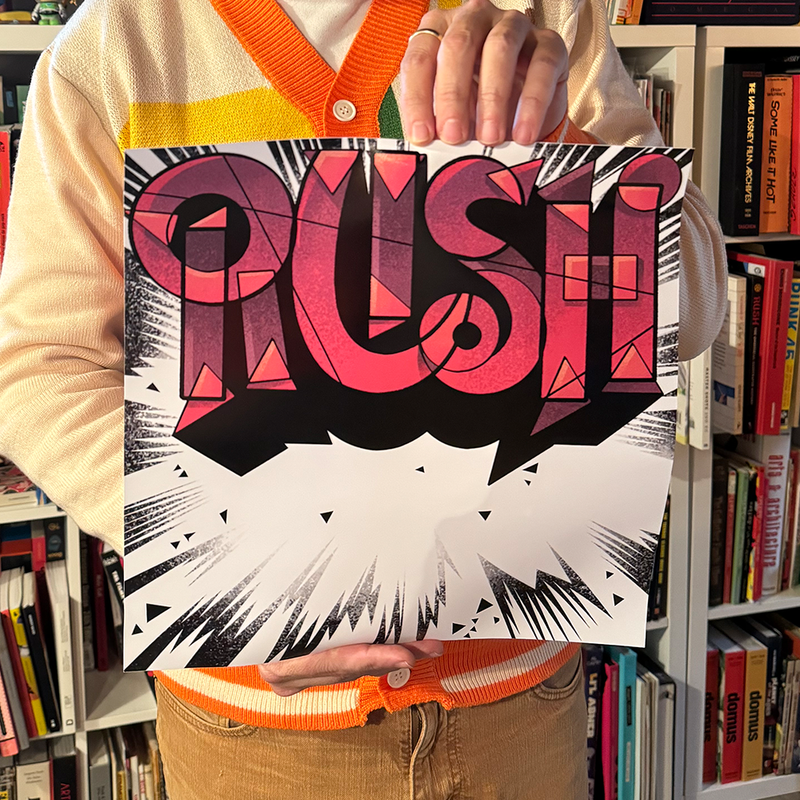 RUSH: First Album Cubist Print (50th Anniversary) (LIMITED TO 50)