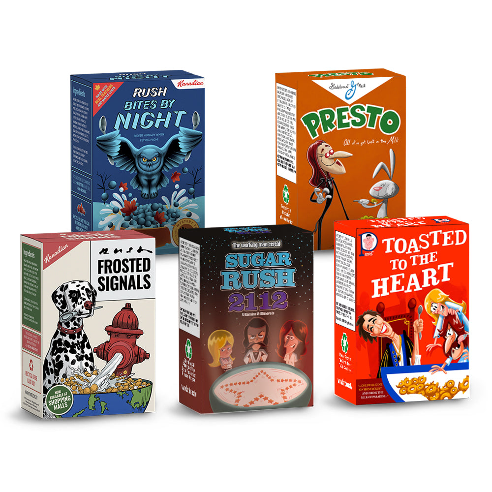 RUSH Cereal Box Bundle