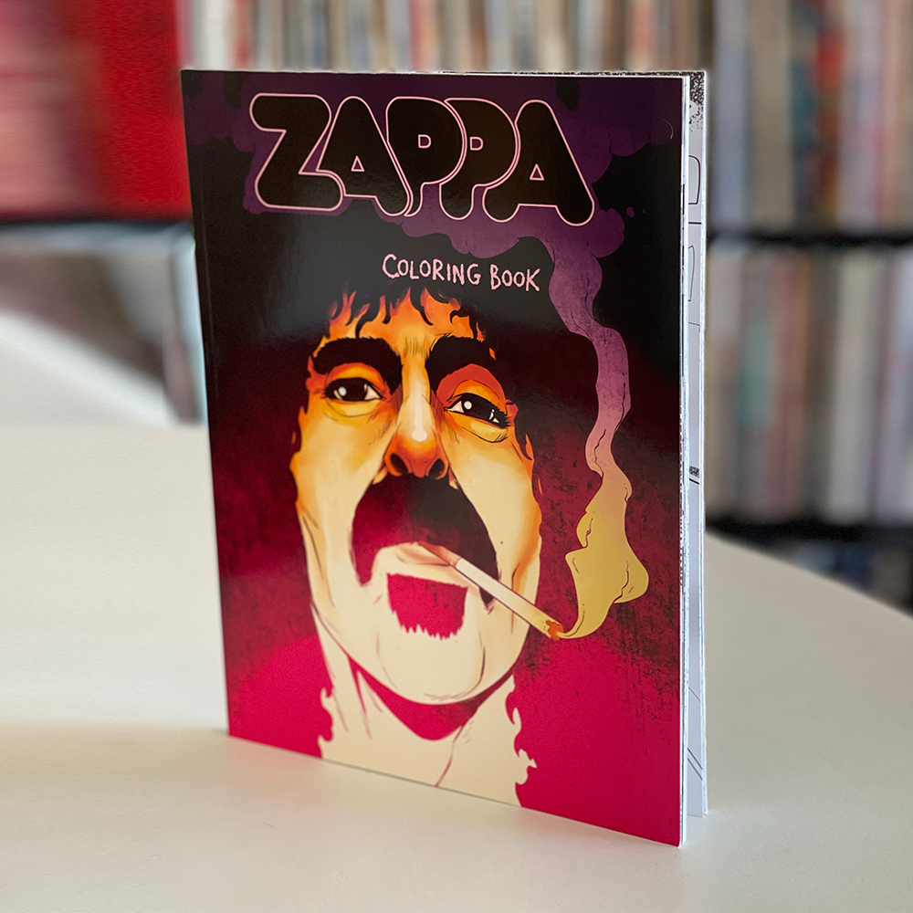 Frank Zappa Coloring Book - Official Frank Zappa Merch