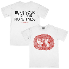 Angel Olsen - Burn Your Fire For No Witness White T-Shirt