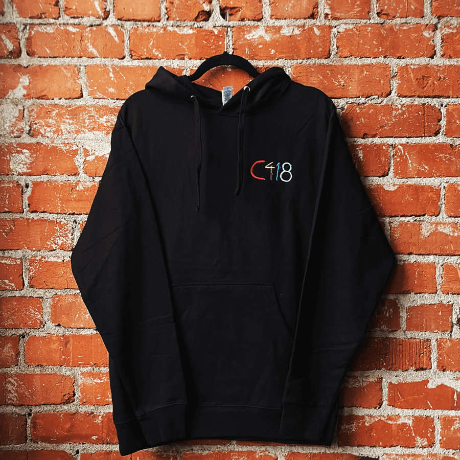 C418 - C418 Logo Black Hoodie