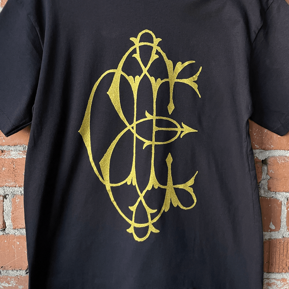 Wovenhand - Monogram Black T-Shirt