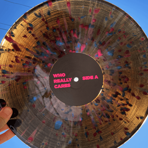 TV Girl - Who Really Cares 12" Blue & Pink Splatter Vinyl