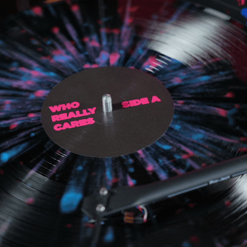 TV Girl - Who Really Cares 12" Blue & Pink Splatter Vinyl