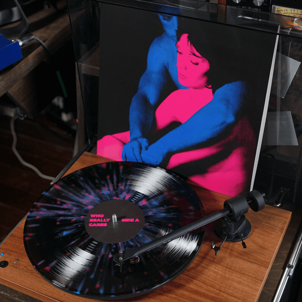 TV Girl - Who Really Cares 12" Blue & Pink Splatter Vinyl