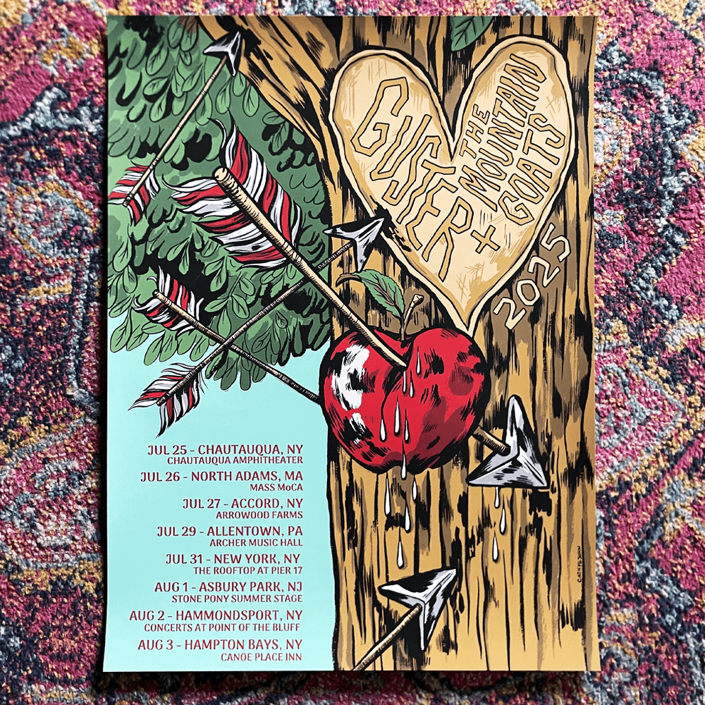 2025 tMG + Guster Tour Poster