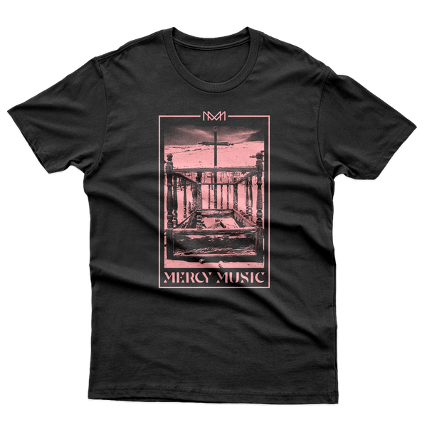 Mercy Music - Pink Graveyard Black T-Shirt – Hello Merch