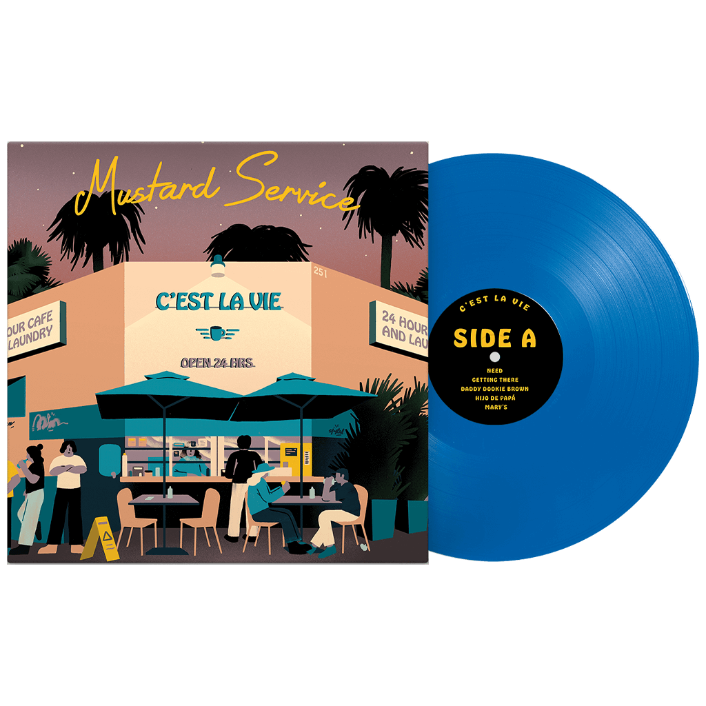 Mustard Service - C'est la Vie - 12" Blue Vinyl