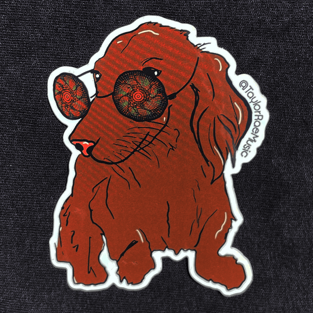Taylor Rae - Trippy Dog Sticker