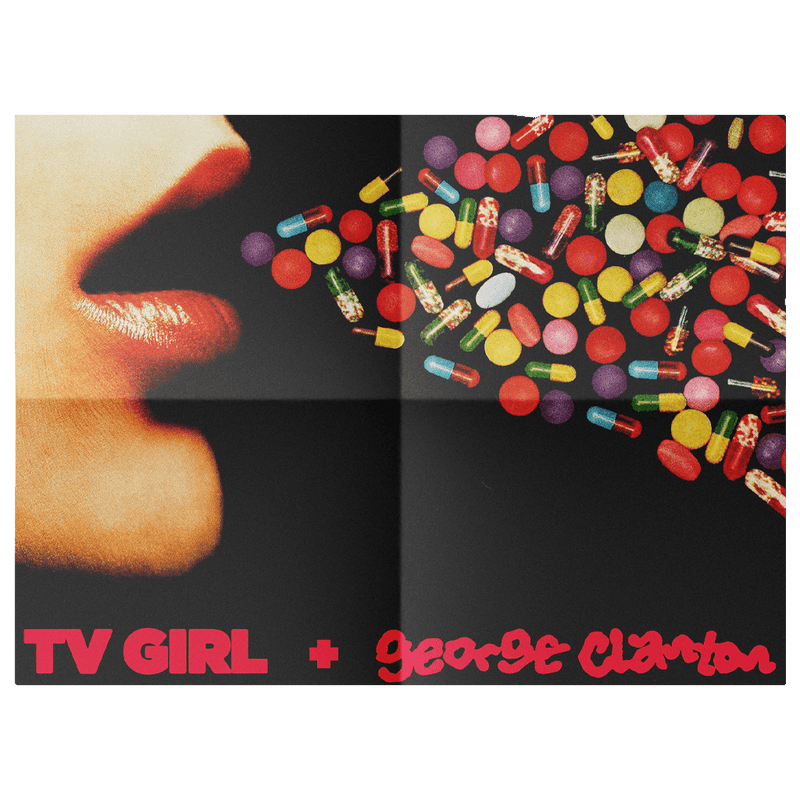 TV Girl - TV Girl + George Clanton - Fauxllennium - 12" Pink/Black ...