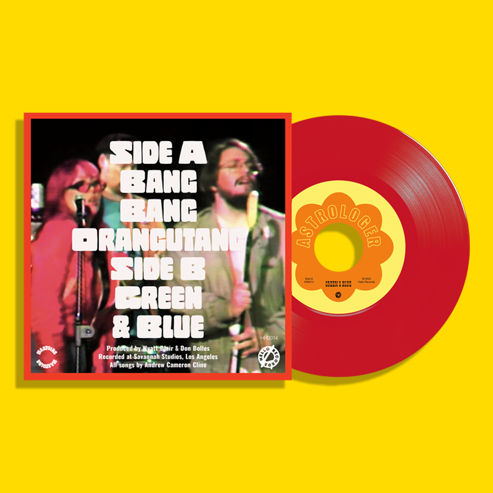 Astrologer - Bang Bang Orangutang / Green & Blue - 7" Red Vinyl