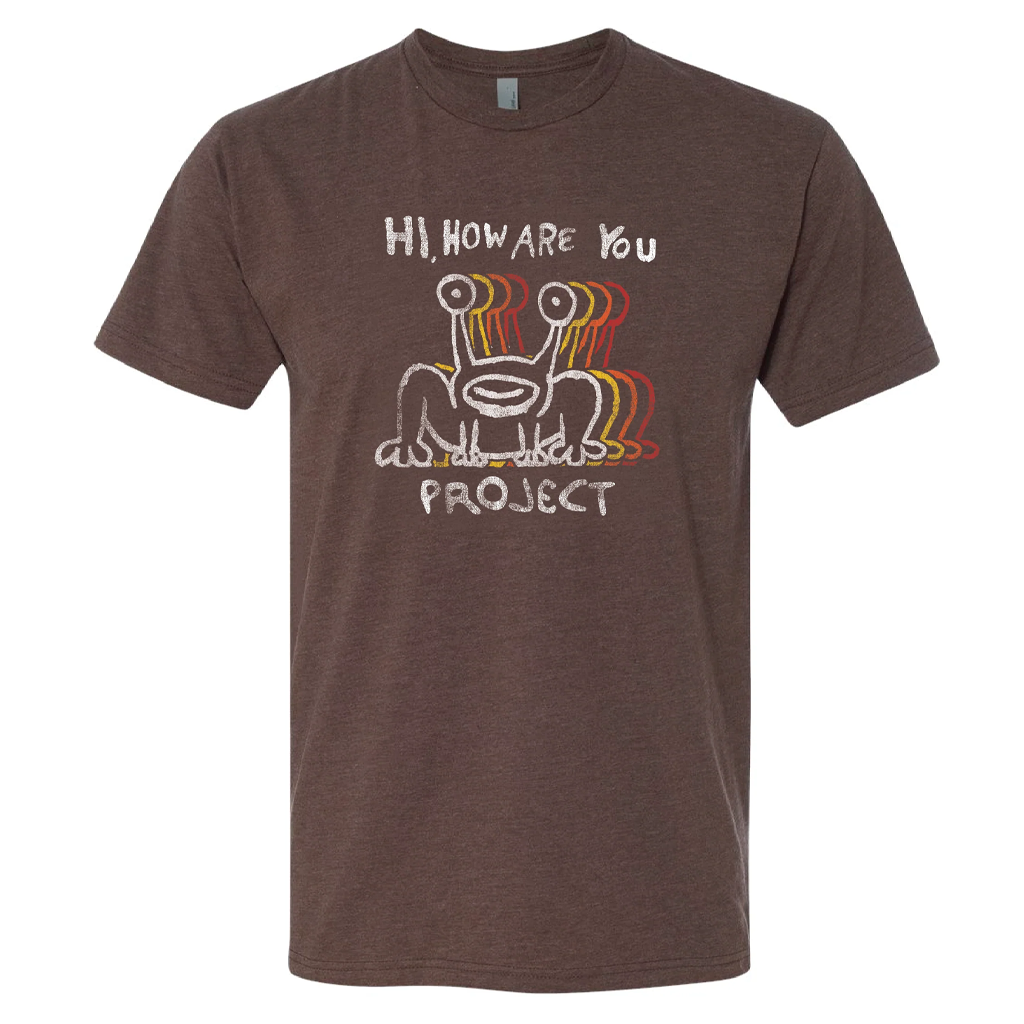 Hi, How Are You Project - Triple Frog Brown T-Shirt
