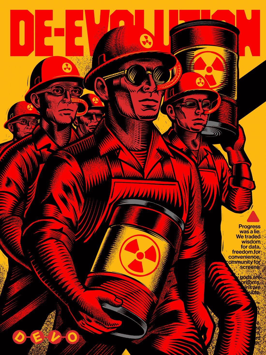 Devo - It Takes A Worried Man Poster