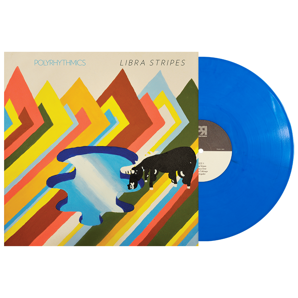 Polyrhythmics - Libra Stripes - 12" Transparent Blue Vinyl
