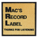 Mac DeMarco - Mac's Record Label Patch