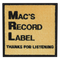 Mac DeMarco - Mac's Record Label Patch