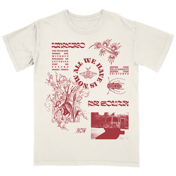 "Now" Ivory T-Shirt – Hello Merch