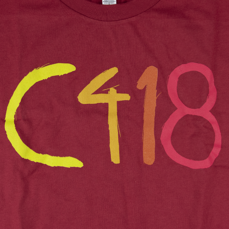 C418 - C418 Logo Red T-Shirt