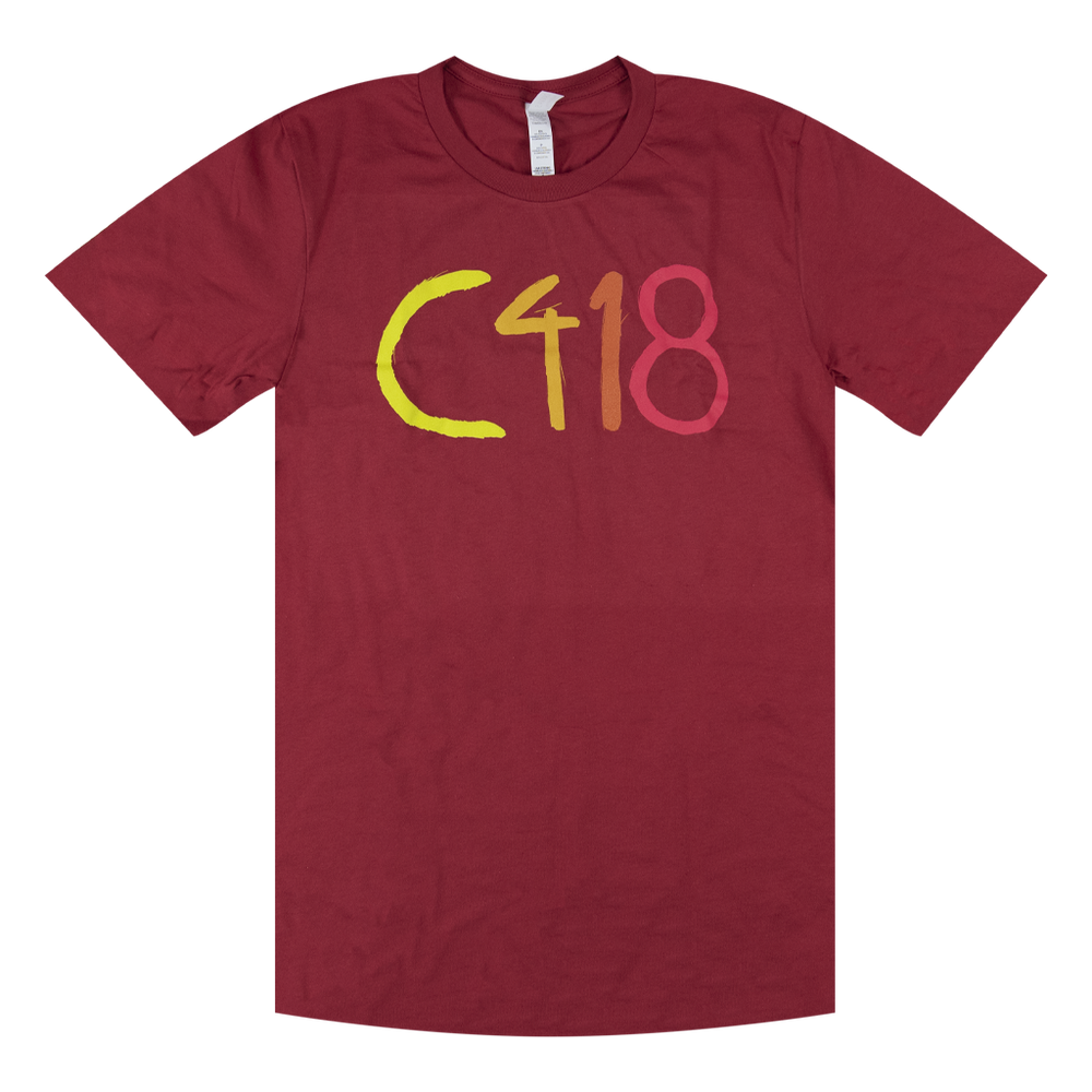 C418 - C418 Logo Red T-Shirt