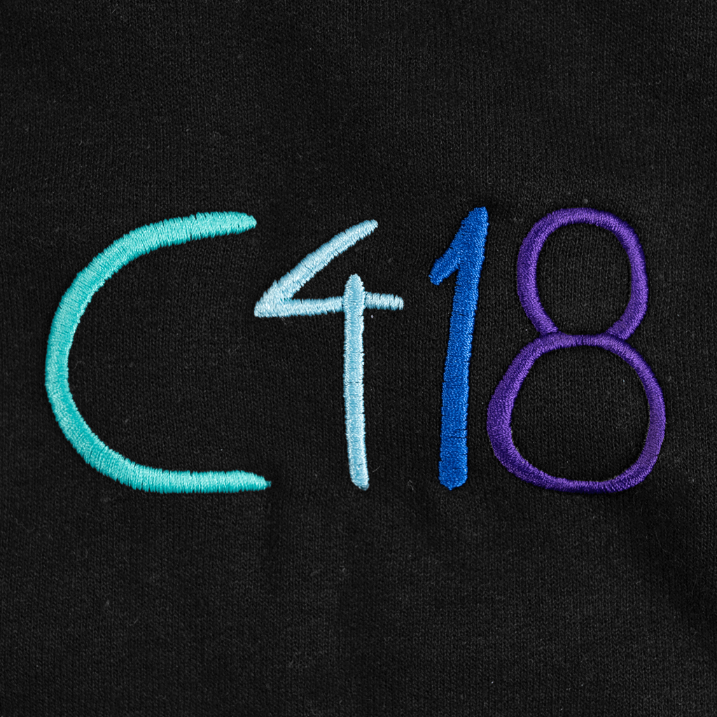 C418 - C418 Logo Black Sweatshirt – Hello Merch