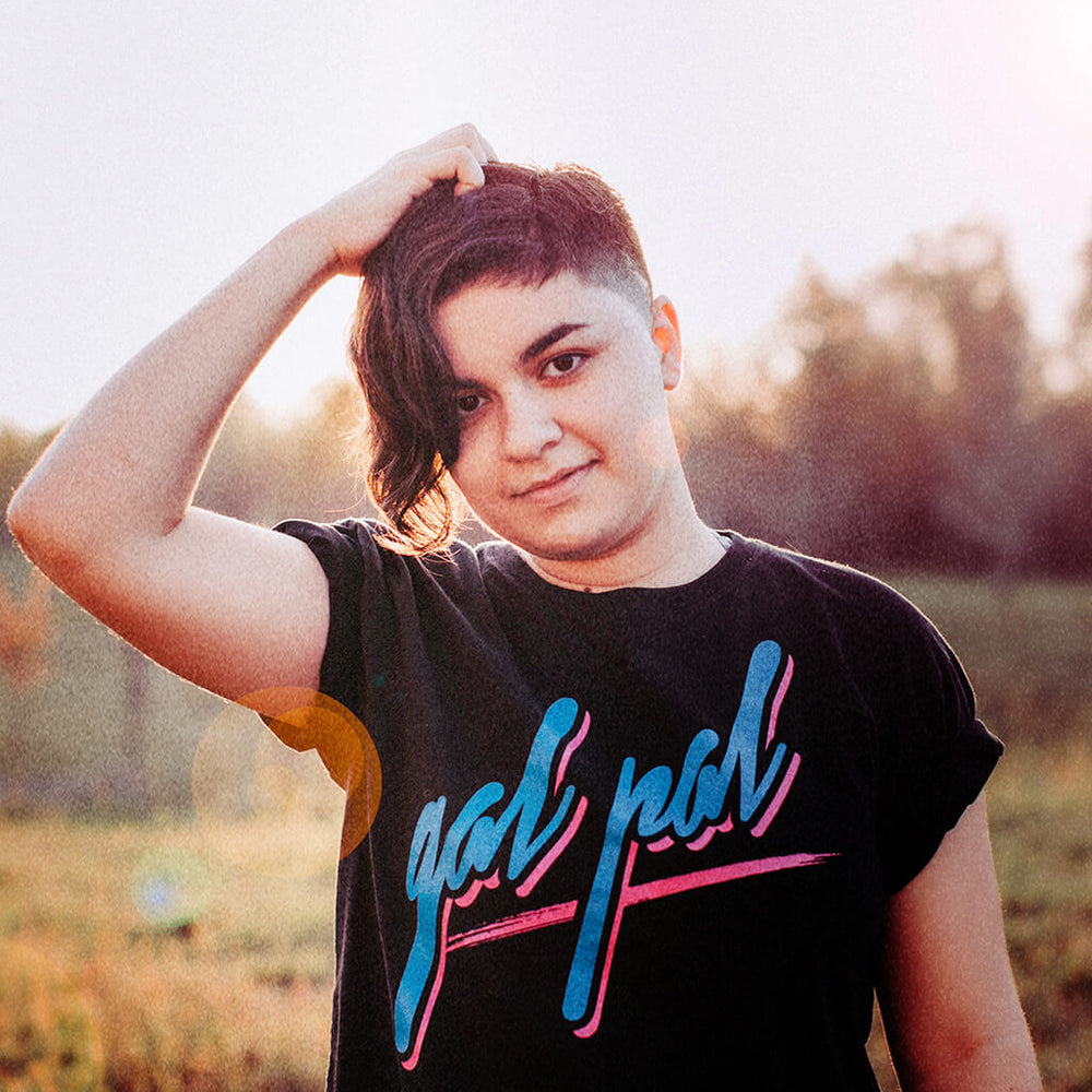 Gal Pal Black Tee
